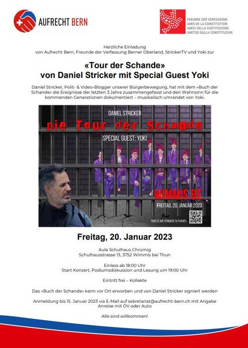 fr-20.01.2023 - TOUR DE SCHANDE - WIMMIS - Daniel Stricker :: Aufrecht-Bern